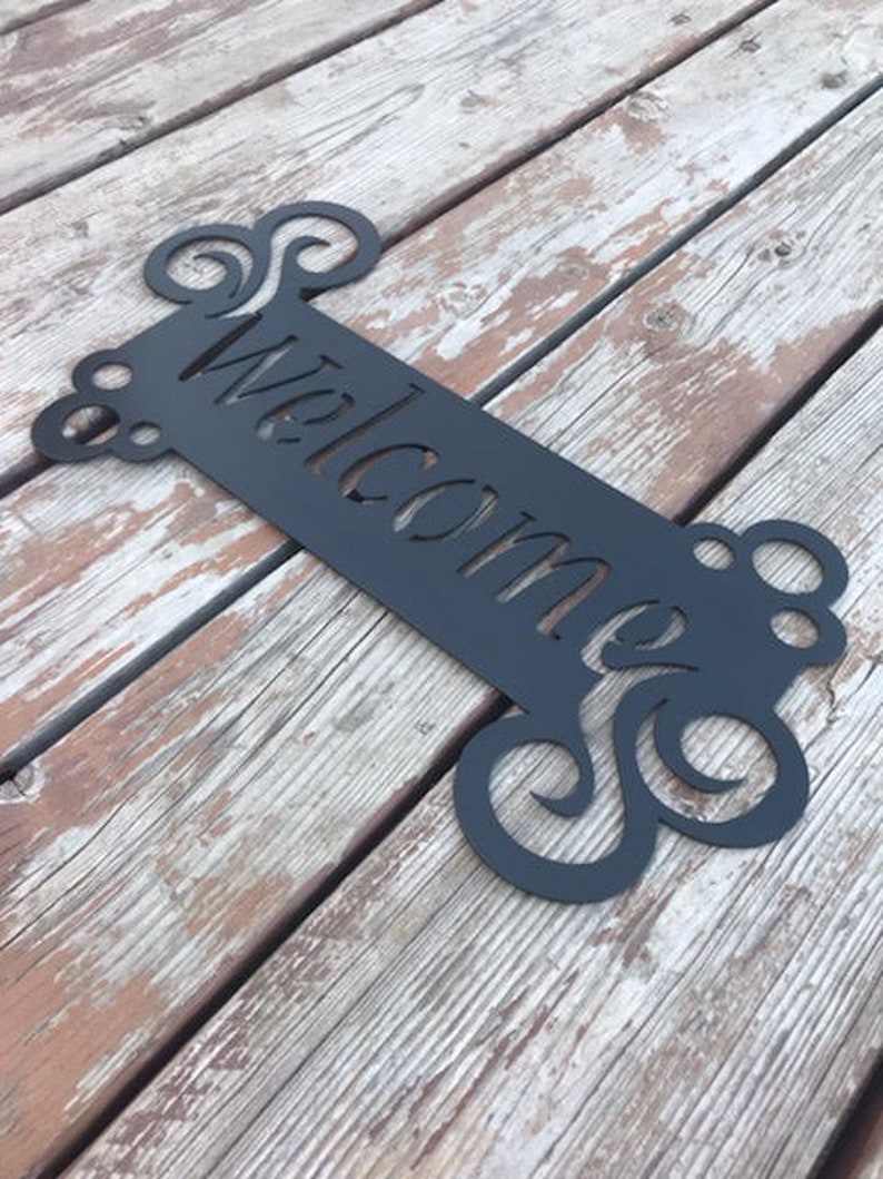 Metal Welcome Sign Welcome Signs metal Signs-front Porch | Etsy