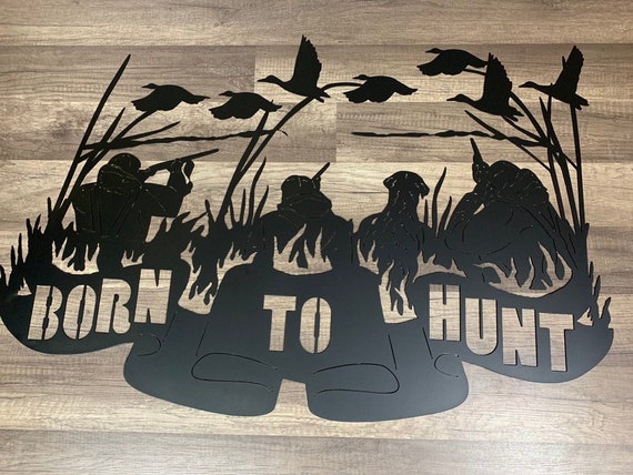 Hunting Sign-duck Hunting Wall Decor-hunting Wall | Etsy