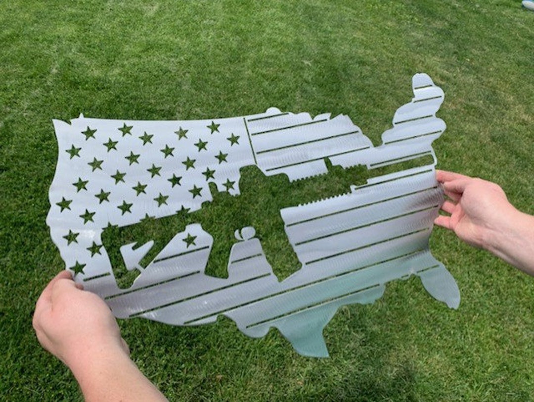 Metal American Flag freedom Sign america Sign USA Sign - Etsy