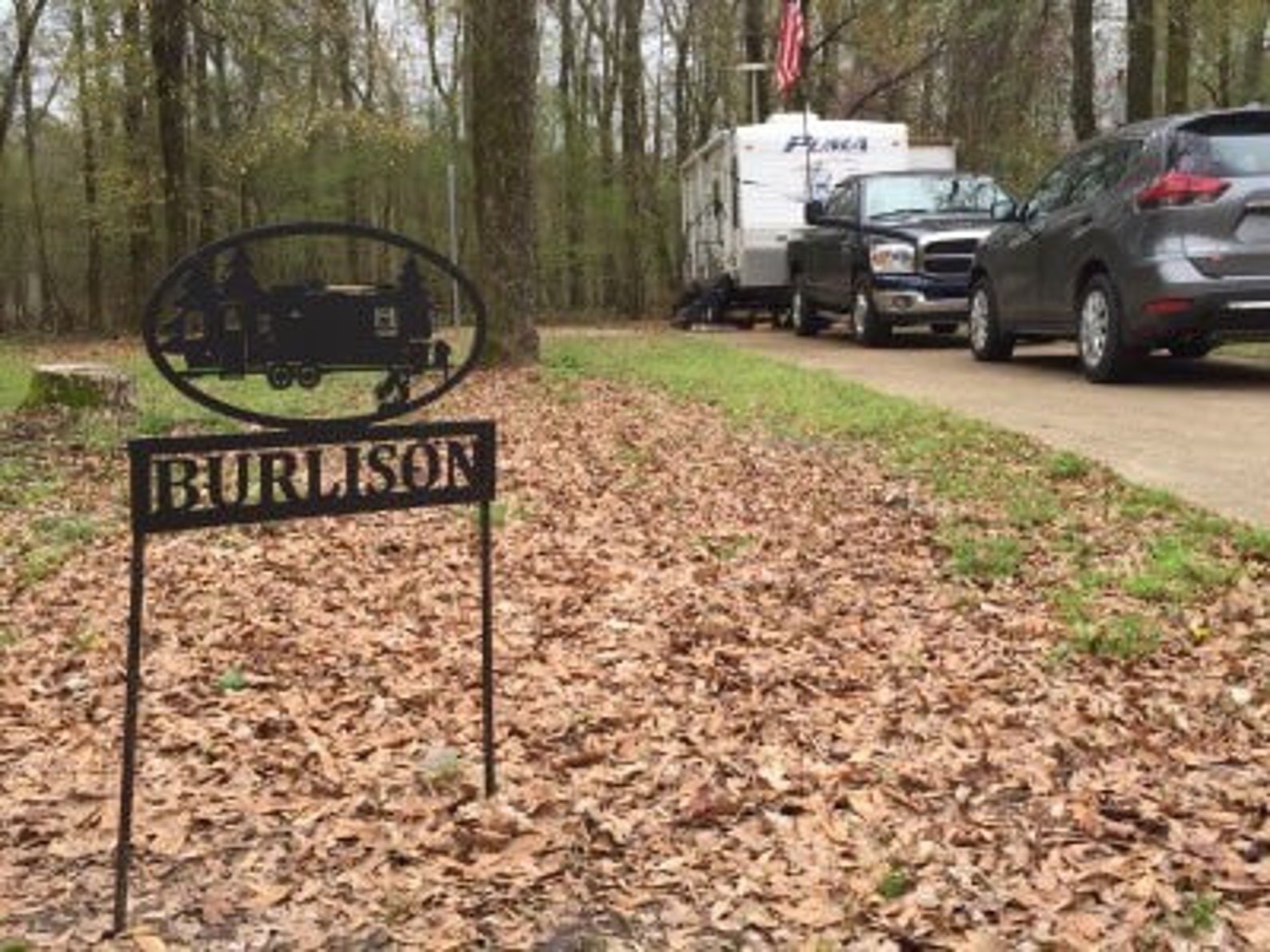 Custom camping sign-camping spot sign-camping yard art-trailer | Etsy