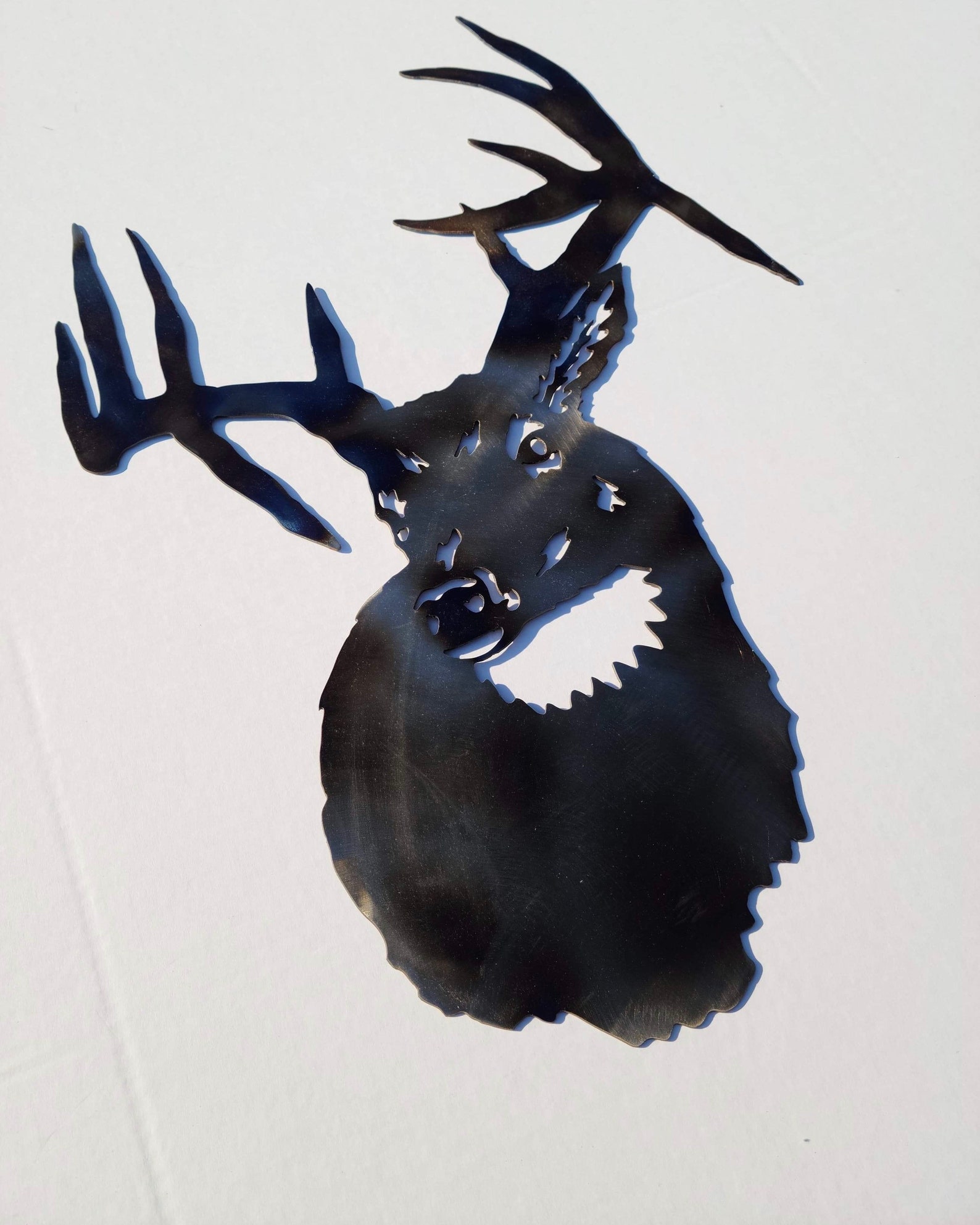 Metal Buck Sign buck Art deer Sign-hunters Valentines | Etsy