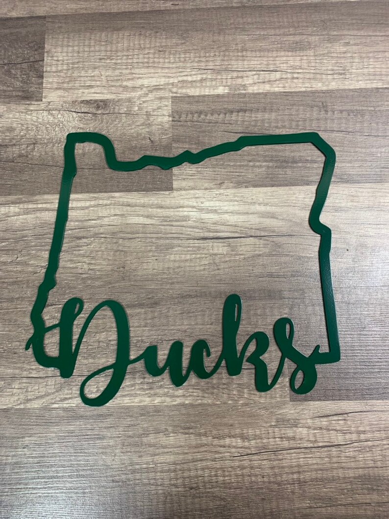 Metal Oregon Ducks Sign-u of O Sign-university of Oregon Ducks - Etsy