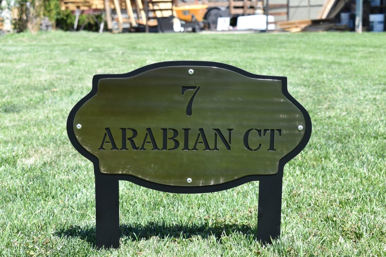 Double Layer Address Sign-unique Address Sign-house Warming - Etsy