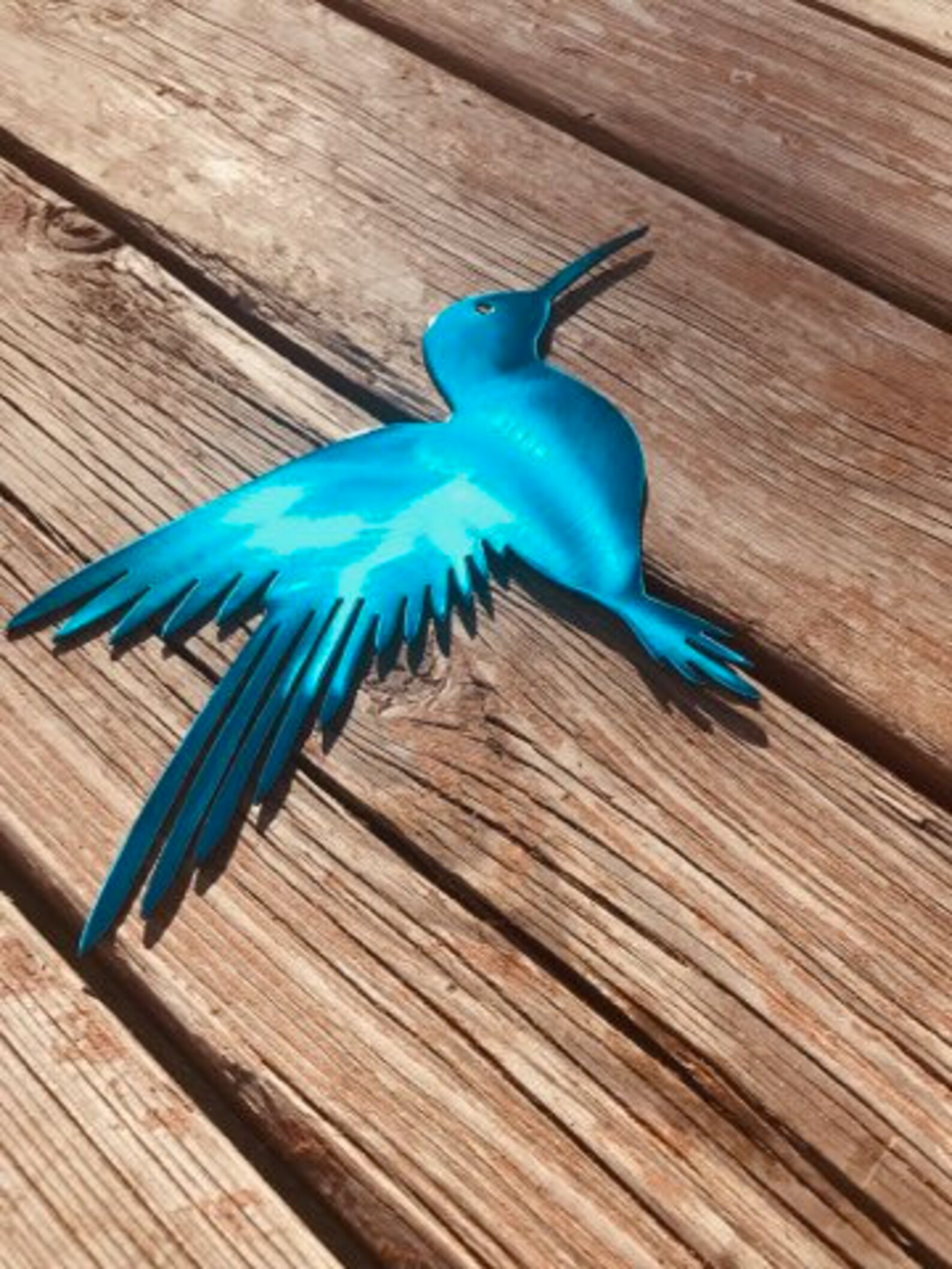 Metal Hummingbird-hummingbird Sign-bird Art-spring Yard - Etsy