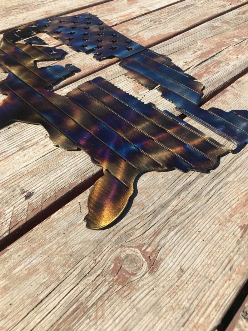 Metal American Flag freedom Sign america Sign USA Sign | Etsy