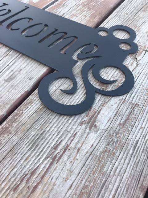 Metal Welcome Sign / Welcome signs / Metal signs/Front Porch | Etsy