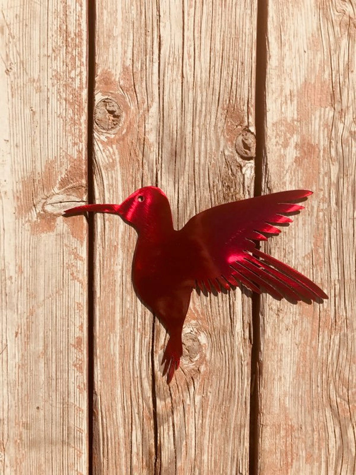 Metal Hummingbird-hummingbird Sign-bird Art-spring Yard - Etsy