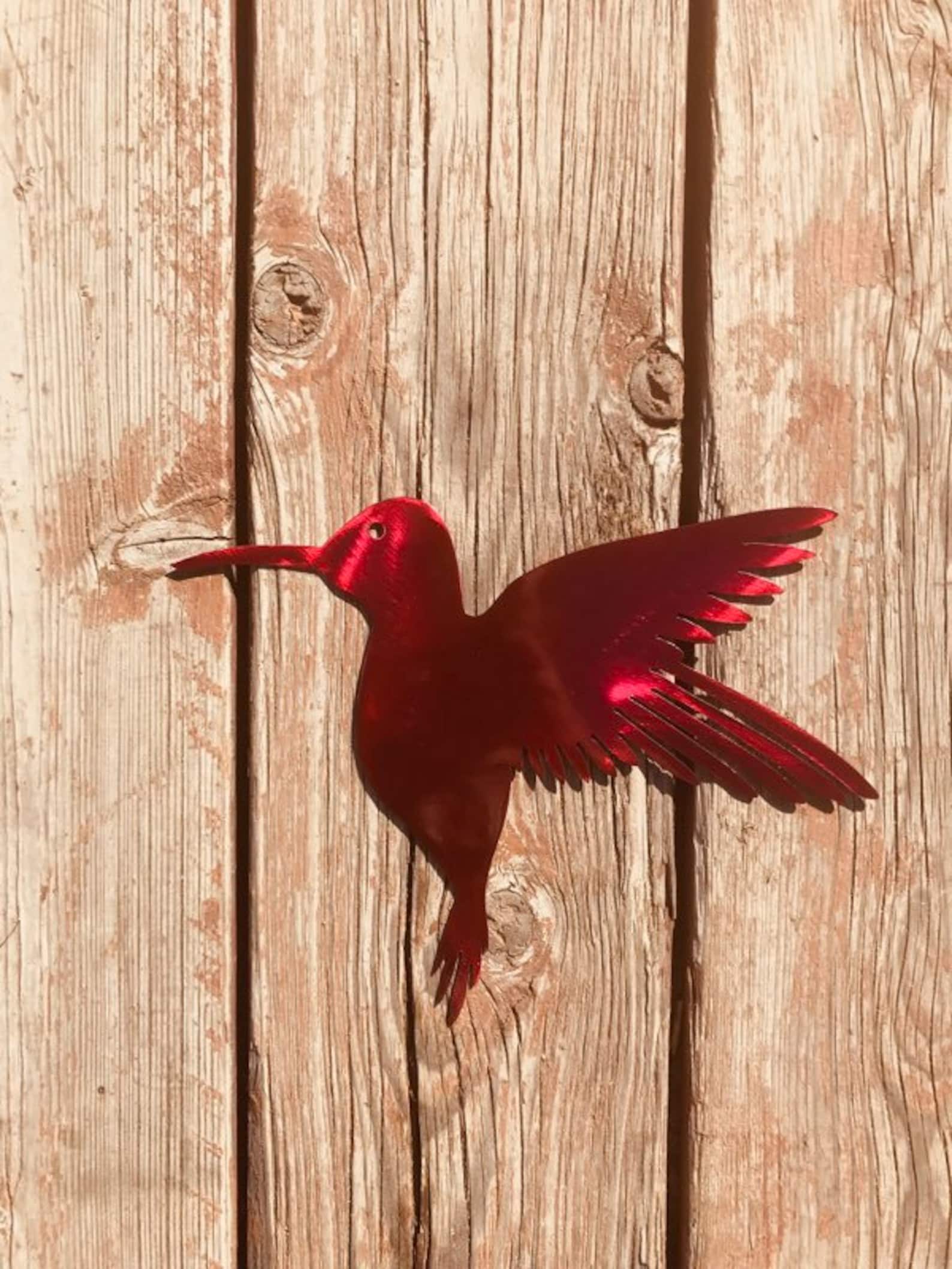 Metal Hummingbird-hummingbird Sign-bird Art-spring Yard - Etsy