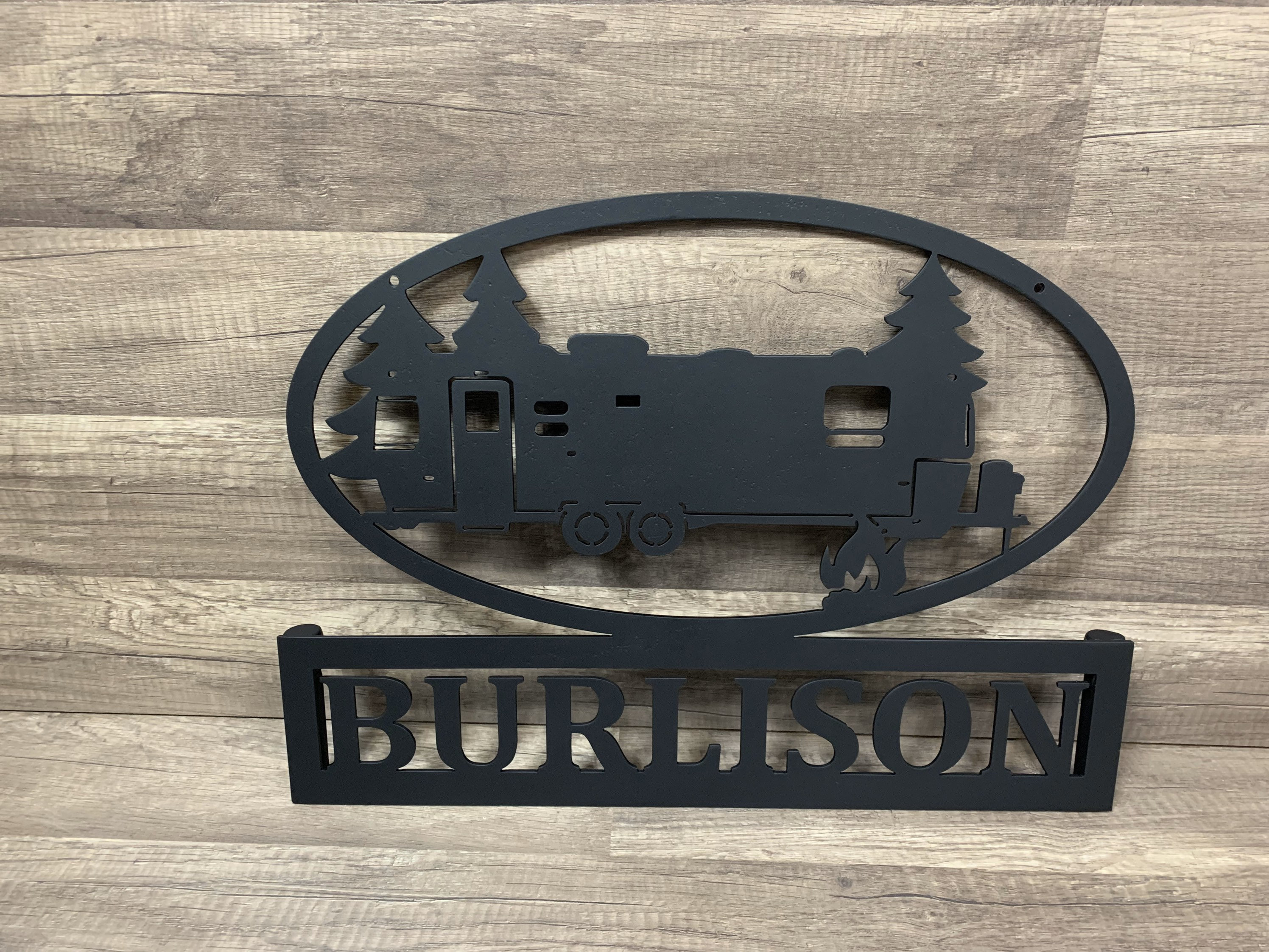 Custom camping sign-camping spot sign-camping yard art-trailer | Etsy