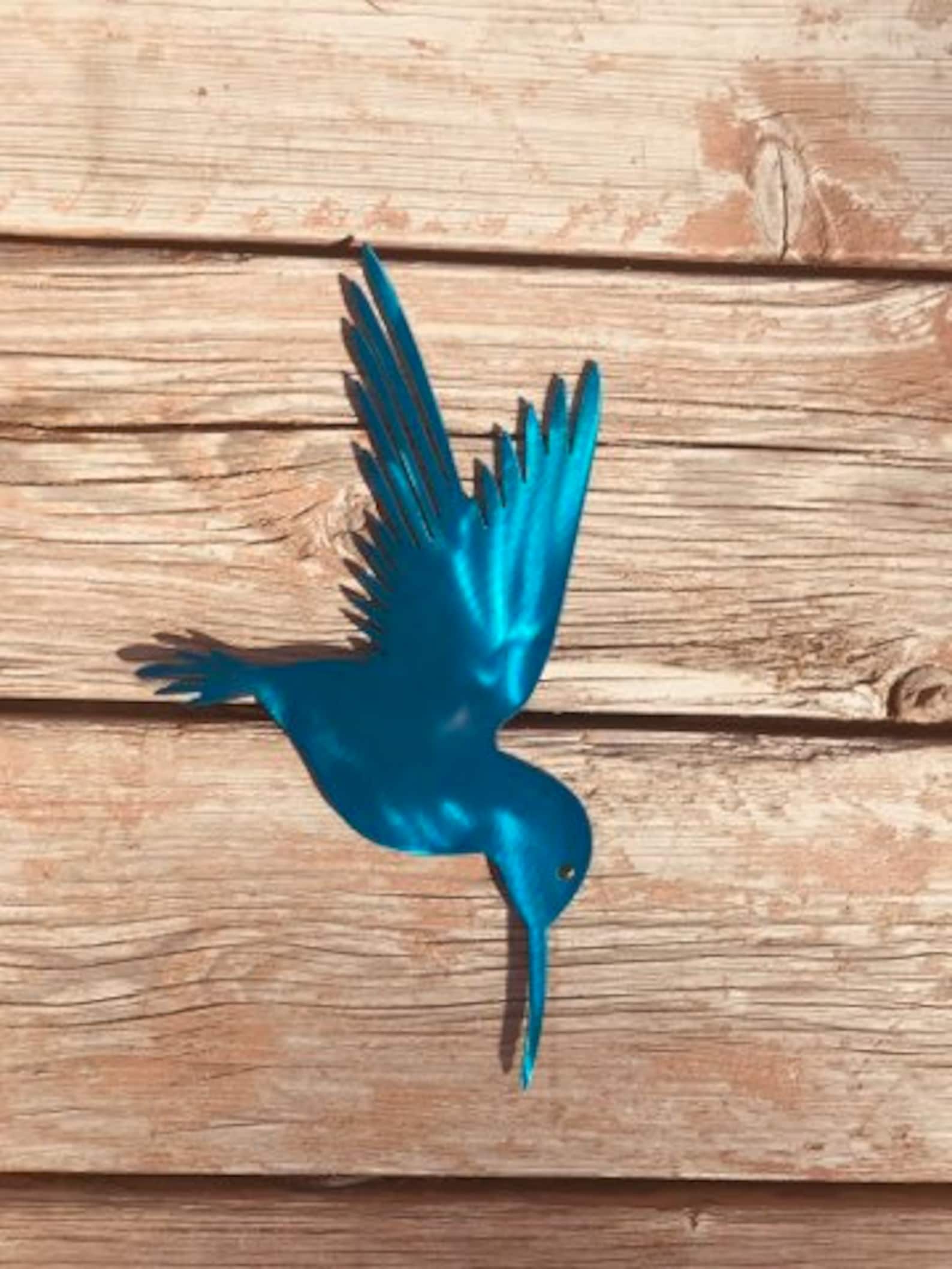 Metal Hummingbird-hummingbird Sign-bird Art-spring Yard - Etsy