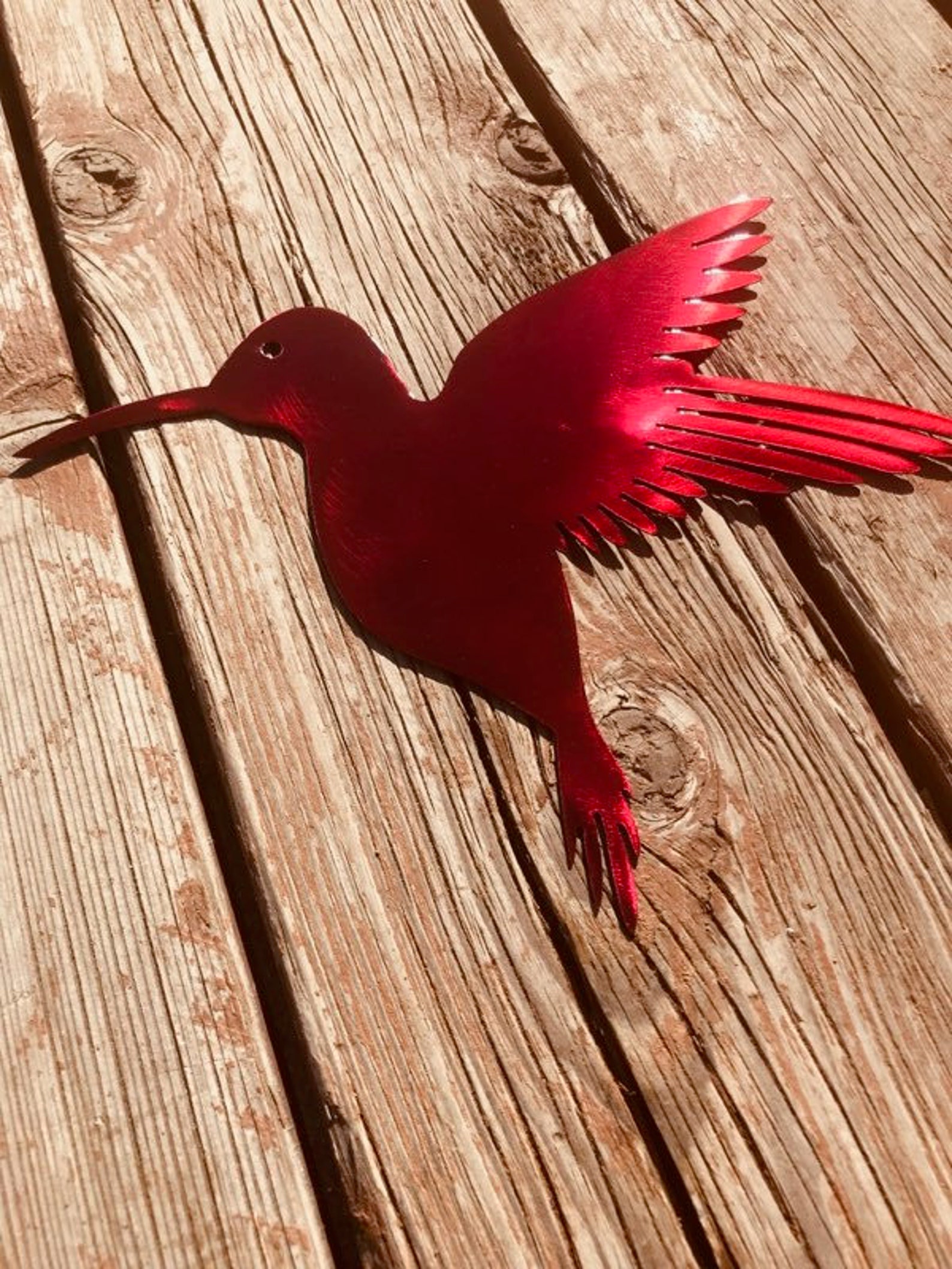 Metal Hummingbird-hummingbird Sign-bird Art-spring Yard - Etsy