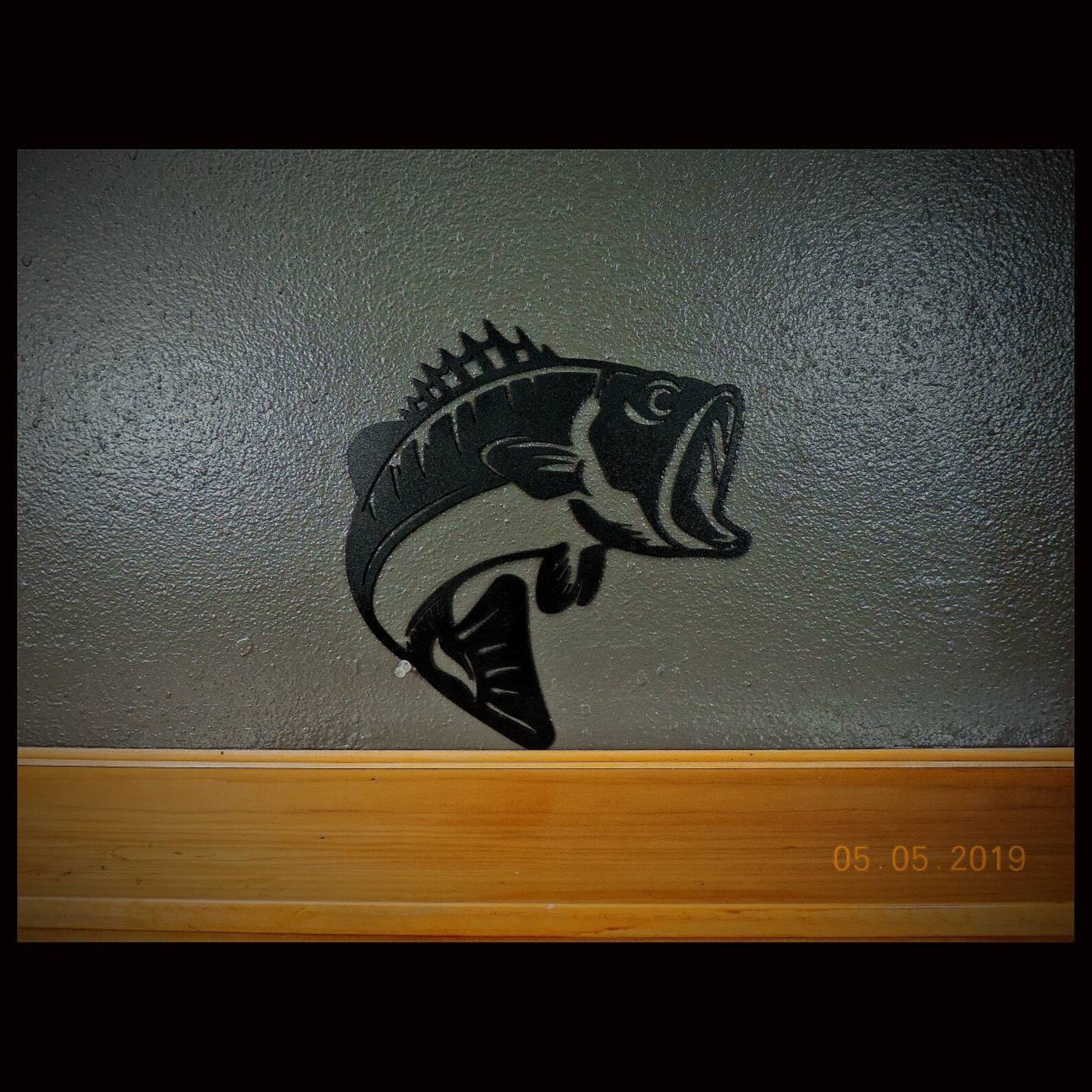 Metal Bass Sign fish Sign fish Art bass Art-fishing Gifts | Etsy