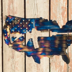 Metal American Flag freedom Sign america Sign USA Sign - Etsy