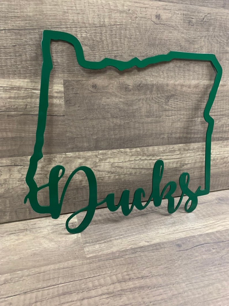 Metal Oregon Ducks Sign-u of O Sign-university of Oregon Ducks - Etsy