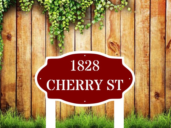 Double Layer Address Sign-Unique Address Sign-House Warming | Etsy