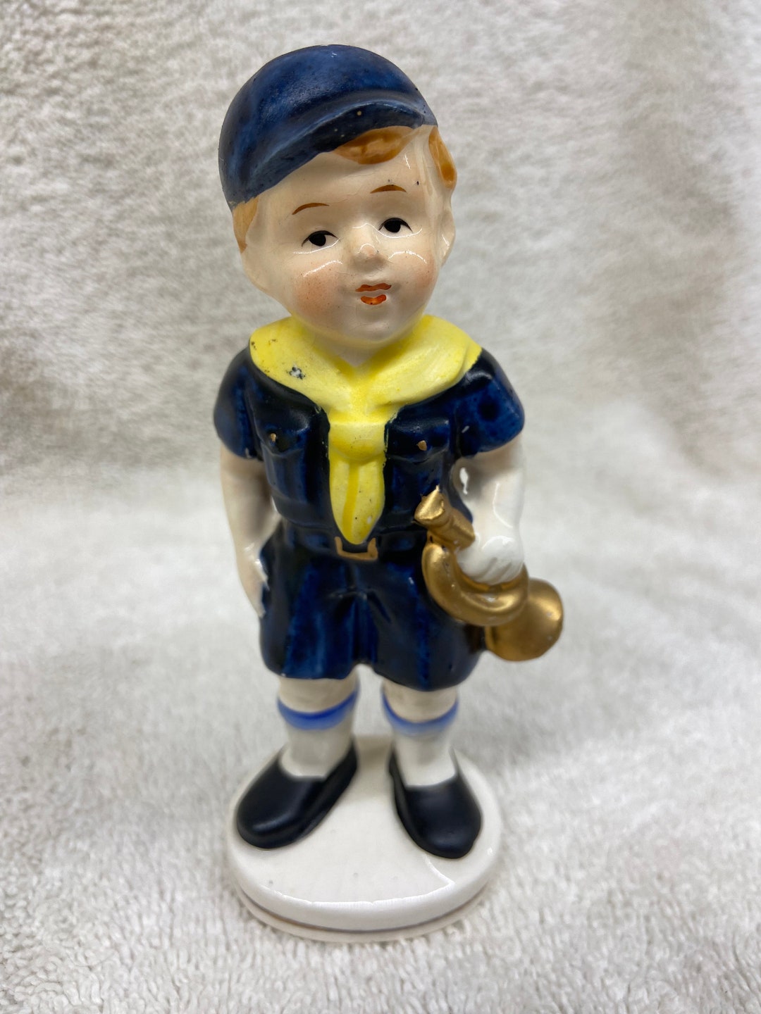 Cub Scout - Trumpet Playing Boy Figure - Etsy