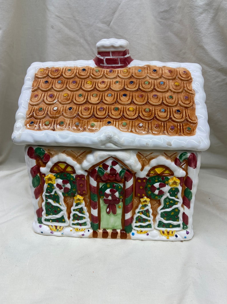 Cardinal Gingerbread Cookie Jar - Etsy
