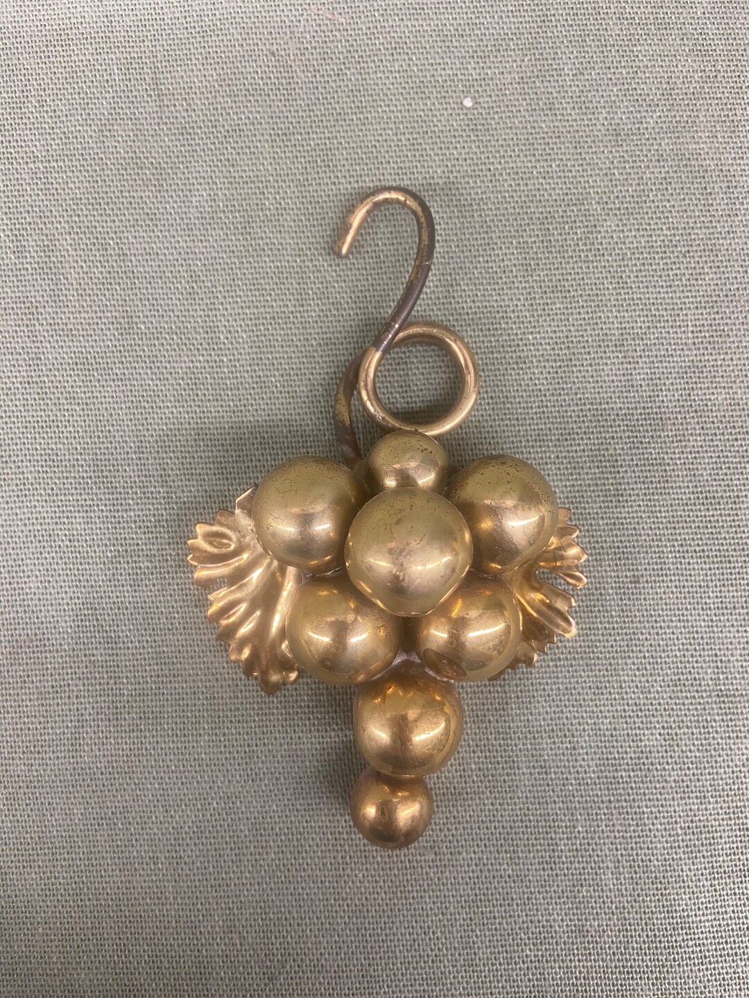 Brass Grape Cluster With Hook to Hang - Etsy