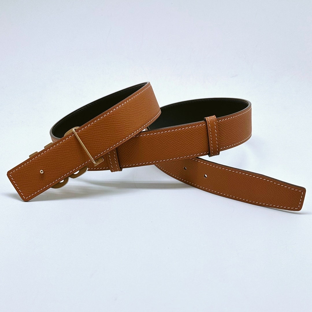 A 32mm Genuine Leather Belt, Flexible and Well-suited, Extending to the ...