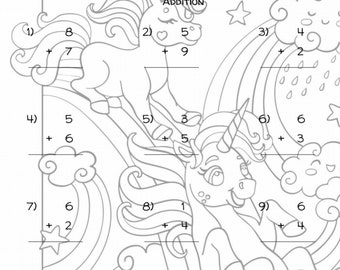 Subtraction Worksheets Printable Numbers 1-10 Kindergarten 1st - Etsy