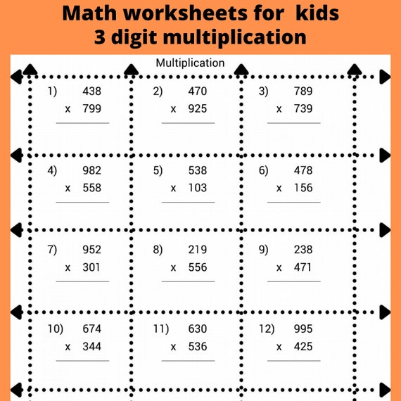 100 Multiplication Problems Worksheets Multiplication Word Problems