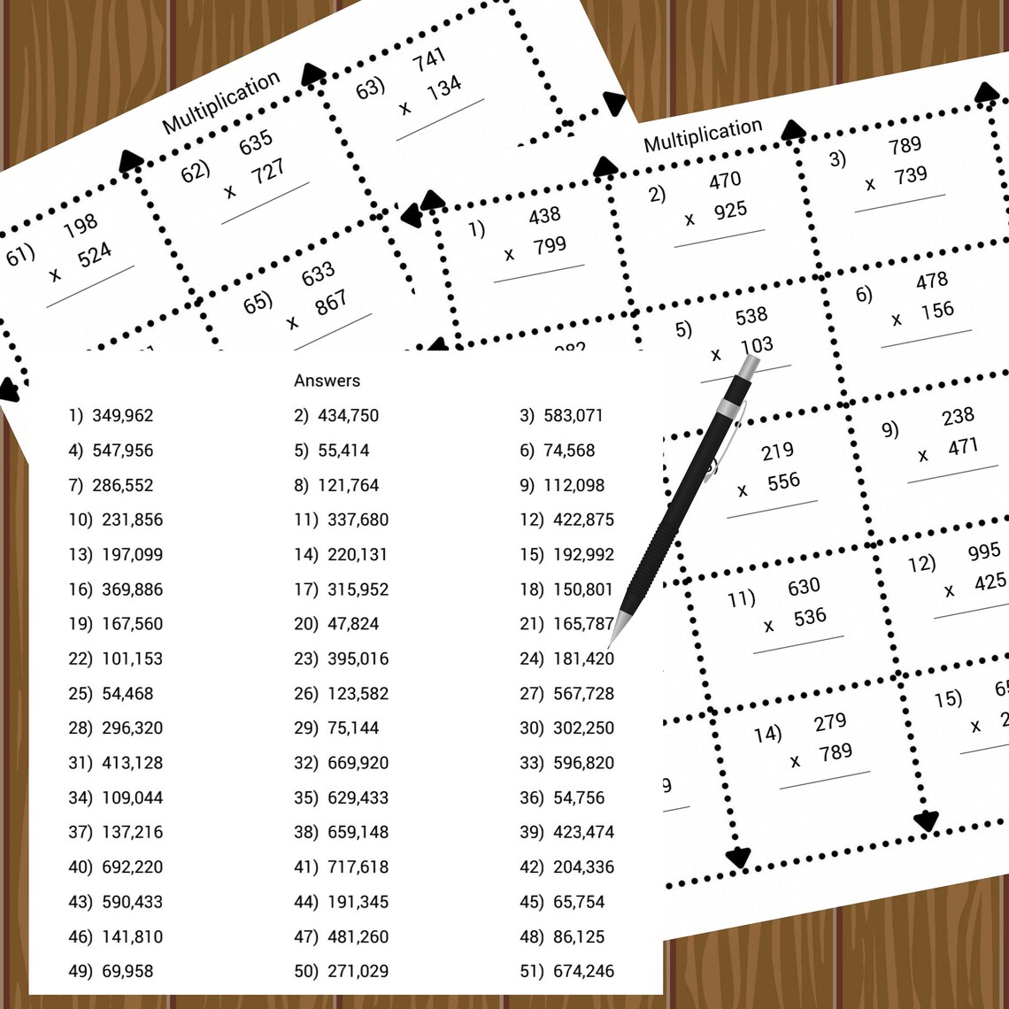 Multiplication Worksheets for Kids, 100 Printable Practice Sheets ...