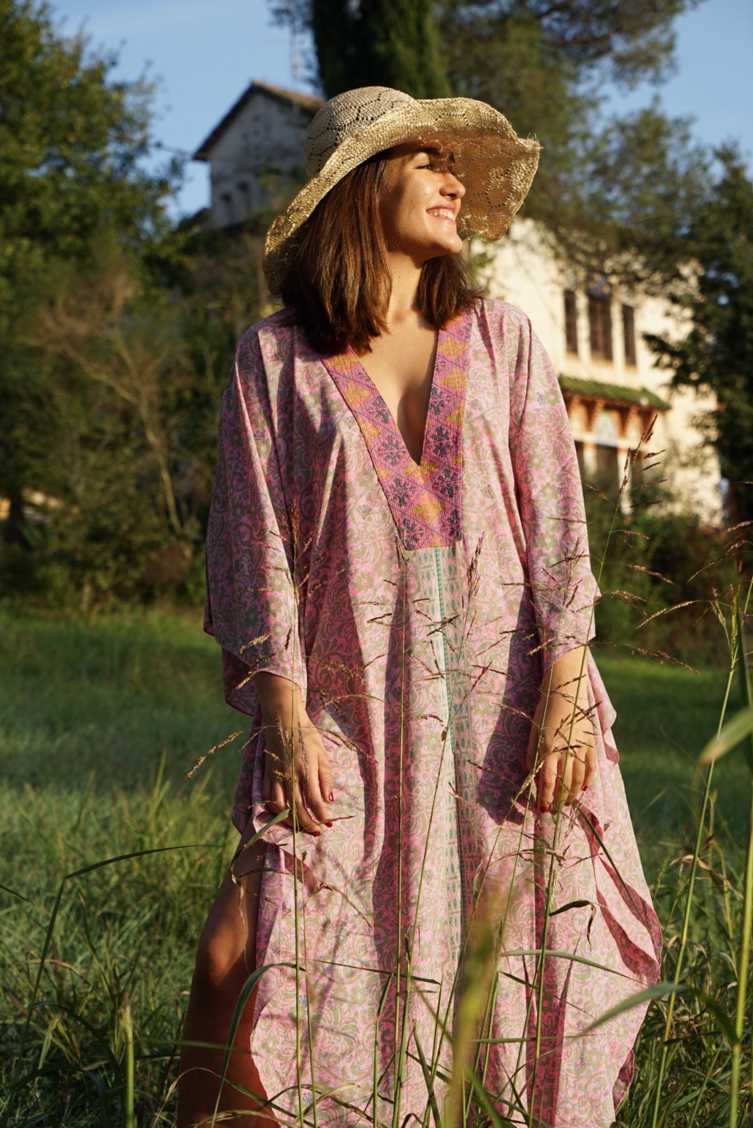 Kaftan Yemen Pink , Free Size , Pink , Woman - Etsy