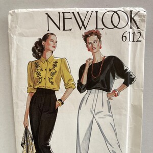 New Look UNCUT Pattern 6112 for Misses' Pants in Sizes 8-18 - Etsy