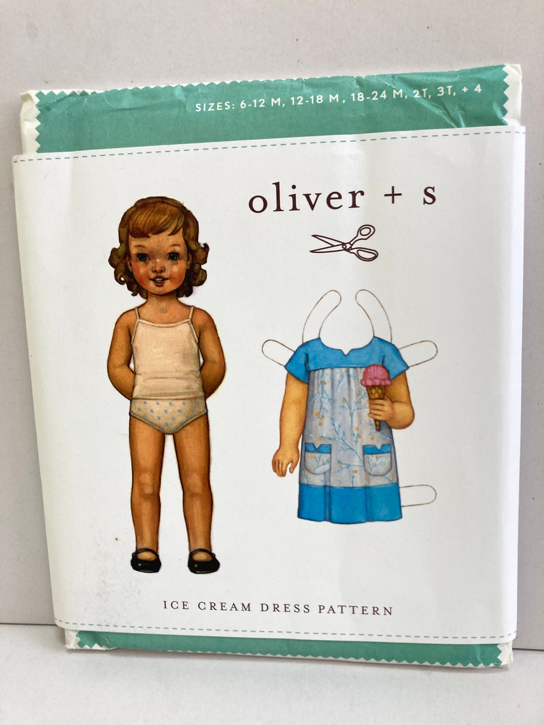 Oliver S Ice Cream Dress Pattern For Sizes 6 12 Months Through 4 C