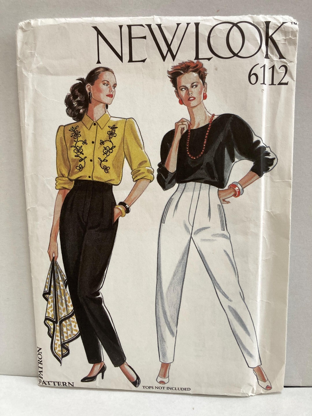 New Look UNCUT Pattern 6112 for Misses' Pants in Sizes 8-18 - Etsy