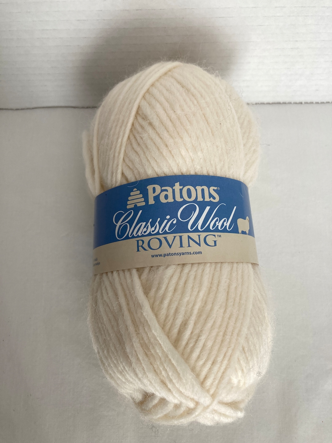 Paton's Classic Wool Roving in White aran - Etsy