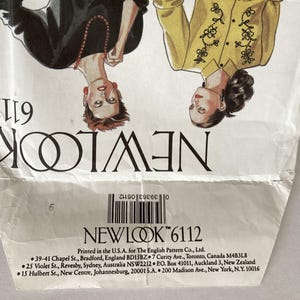 New Look UNCUT Pattern 6112 for Misses' Pants in Sizes 8-18 - Etsy