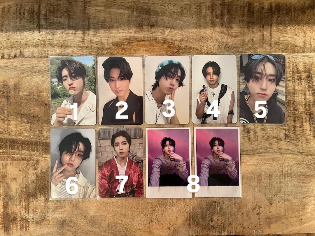 Official Stray Kids Han Jisung Photocards (maxident, Oddinary, ATE ...