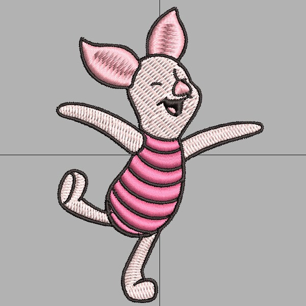 Winnie the Pooh and Piglet Embroidery Design - Etsy