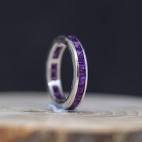 Purple Wedding Band - Etsy