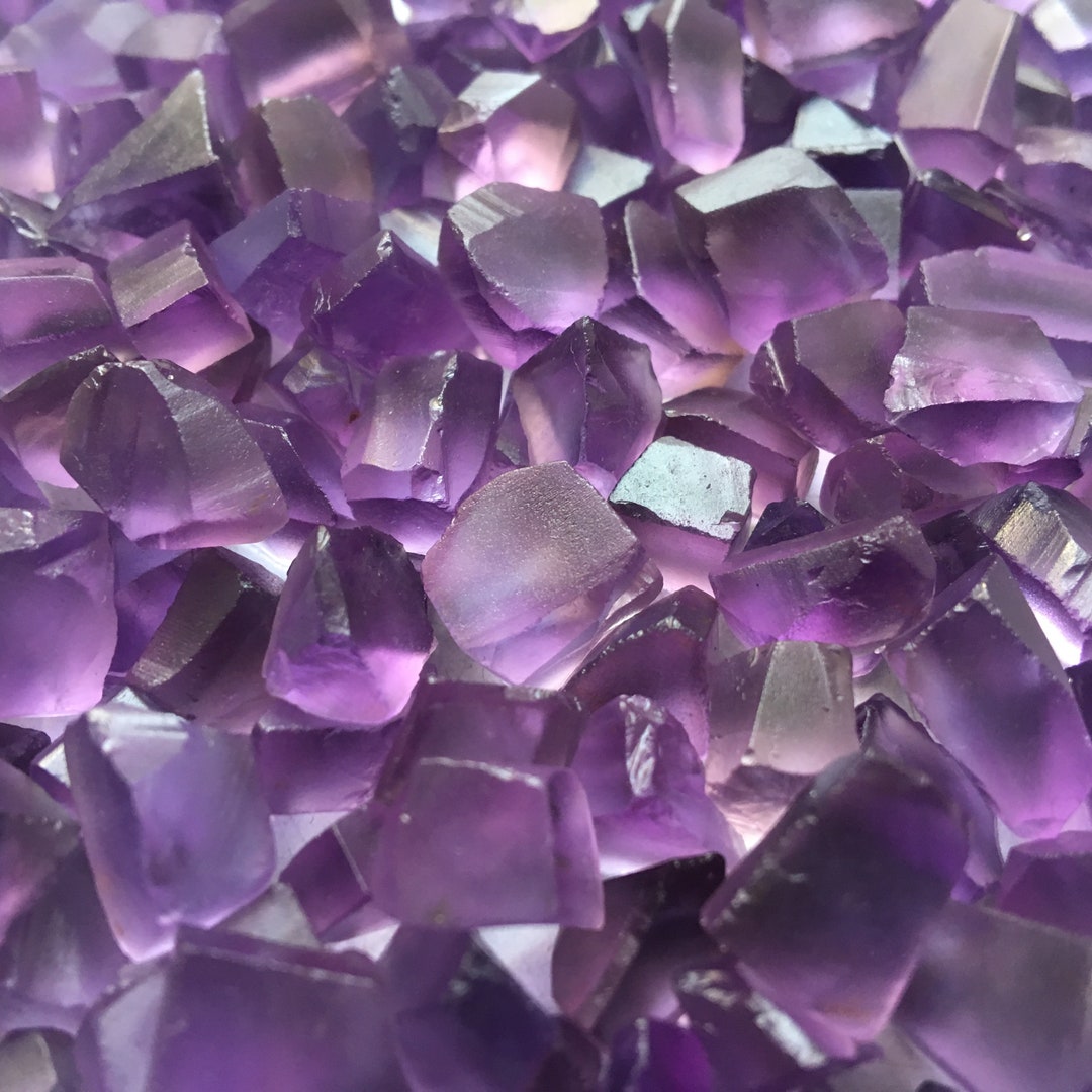 Roher Amethyst Stein, 7-10 mm natürlicher bolivianischer Rohstein ...