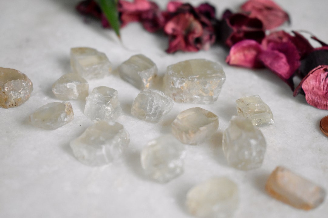 Raw Moonstone Crystal, White Raw Stone, Natural Moonstone, Loose ...