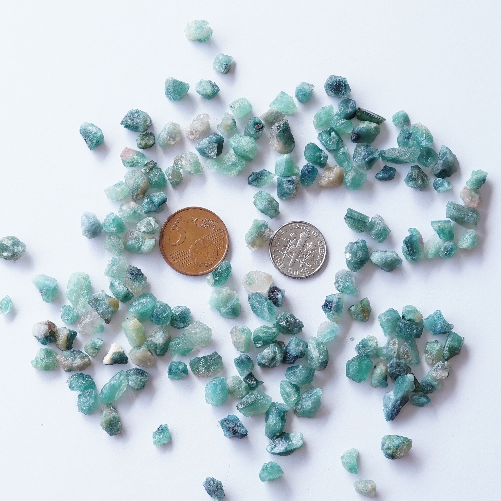 Raw Blue Multi Tourmaline Rough Stone Tourmaline Natural from | Etsy