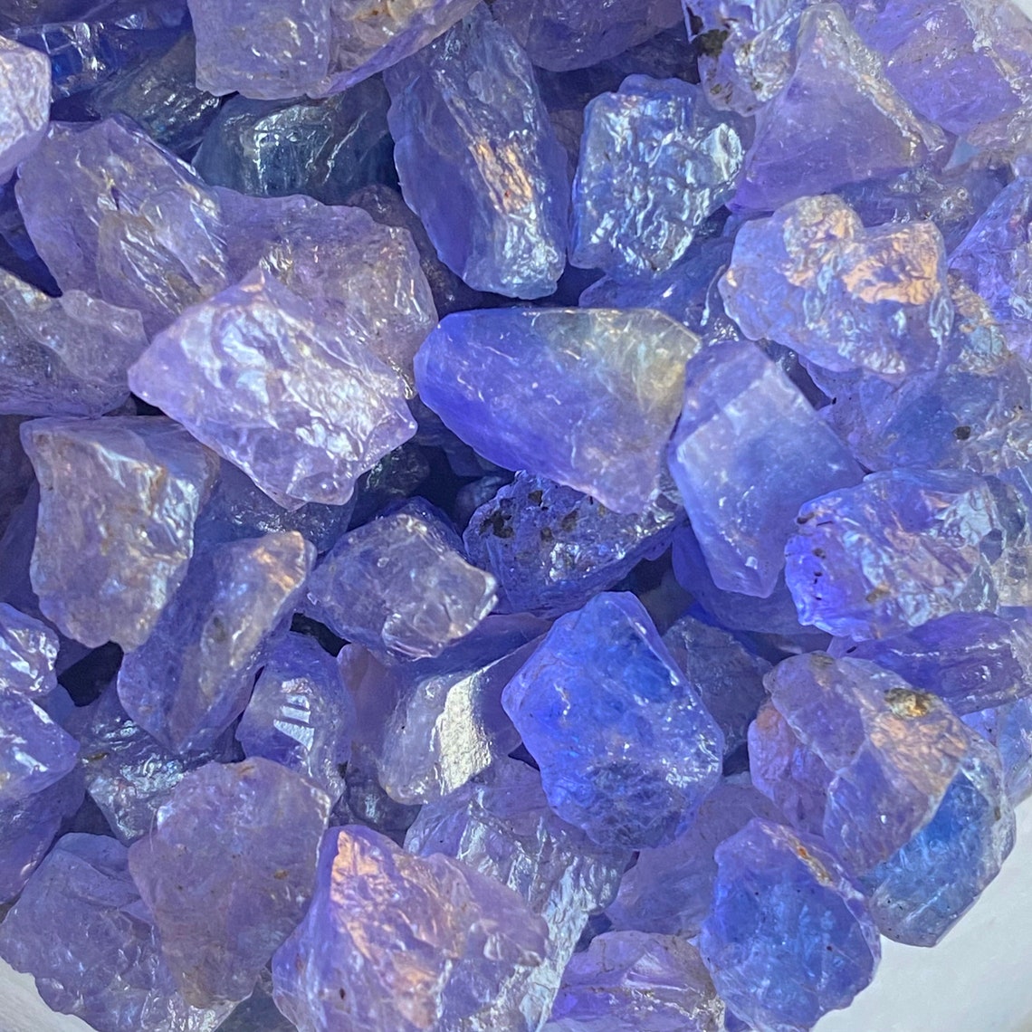 Raw Tanzanite (50-500cts), Natural Crystal Tanzanite Rough Stone ...