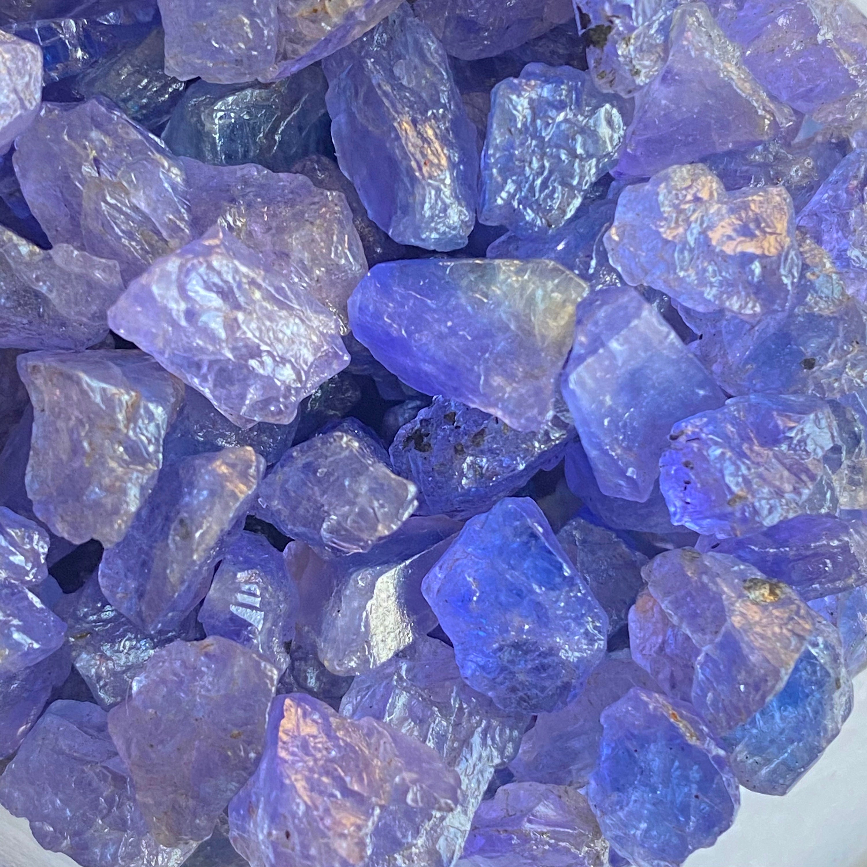 Raw Tanzanite 50-500cts Natural Crystal Tanzanite Rough | Etsy