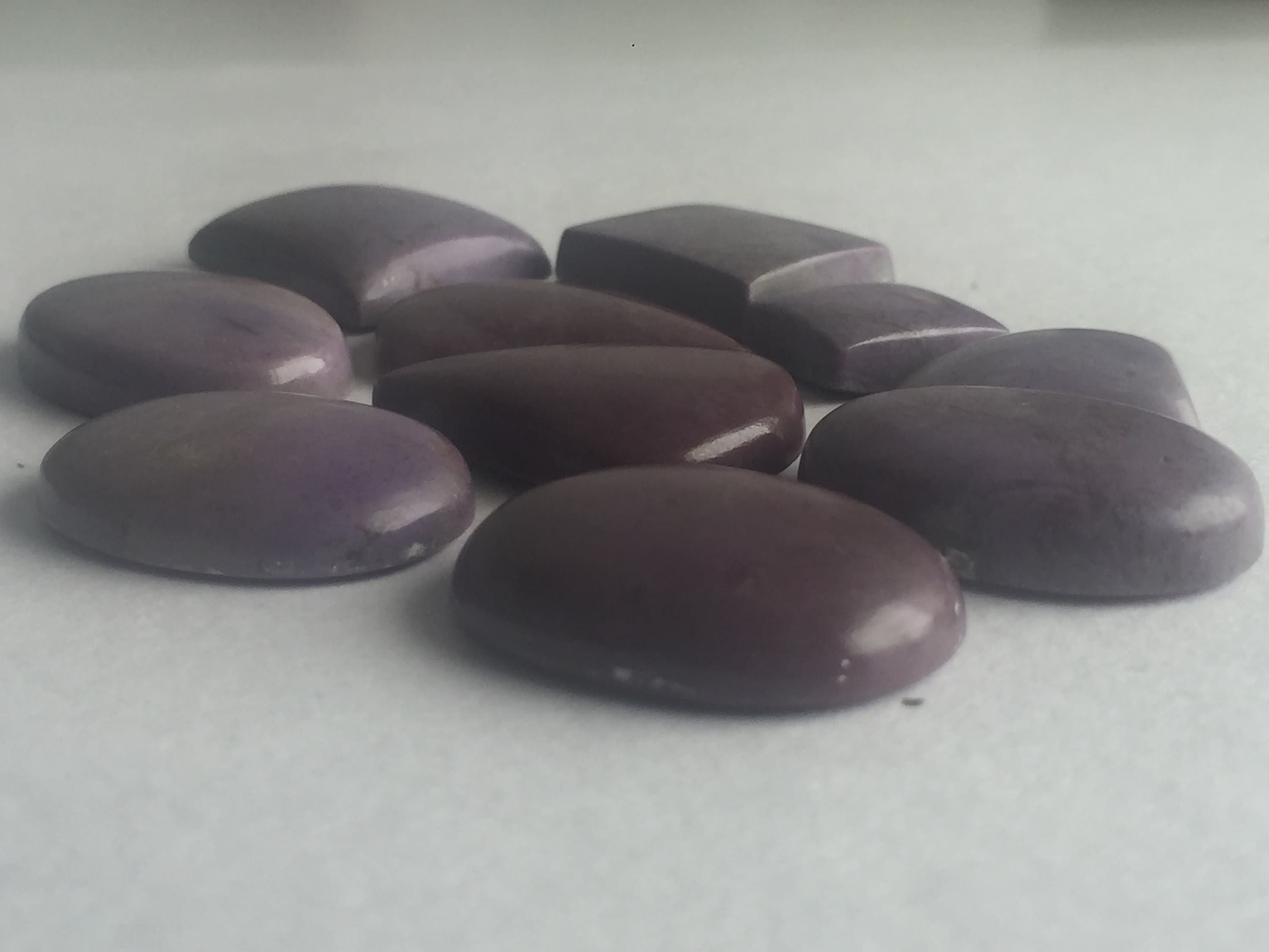 AA Lavender Jasper Cabochon Palm Stone Healing Crystals and - Etsy UK