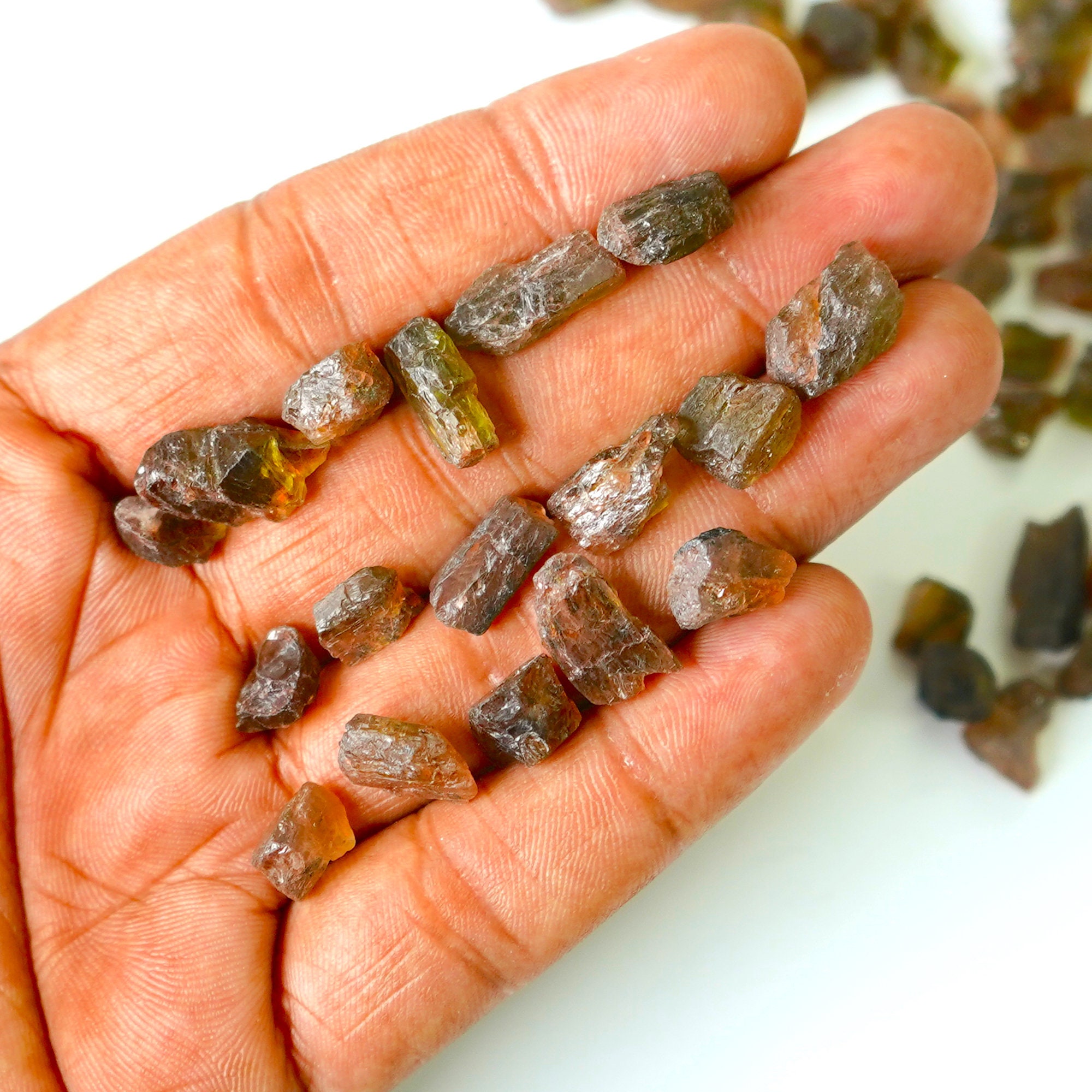 Raw Andalusite Crystals, (4-14mm) Natural Brazilian Rough, Healing ...