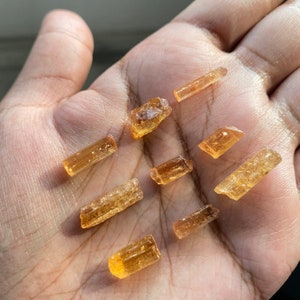 Raw Imperial Topaz Sticks 5-20mm Long Pencil Natural - Etsy