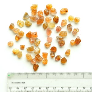 Yellow Spinel Crystal Rough Stone, 6-9 Mm Raw Spinel Loose, Multi ...