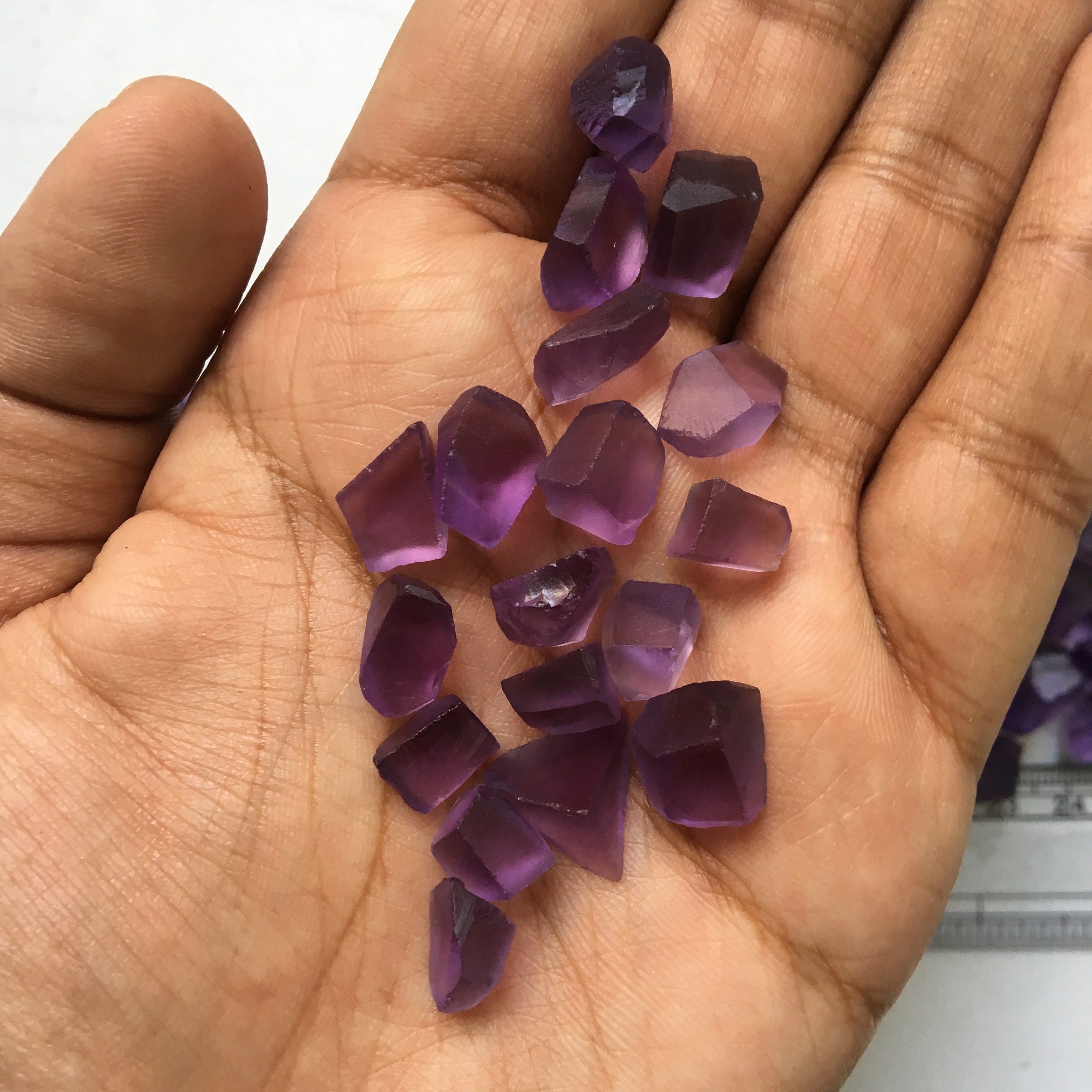 Roher Amethyst Stein 7-10 mm Natürlicher bolivianischer - Etsy.de
