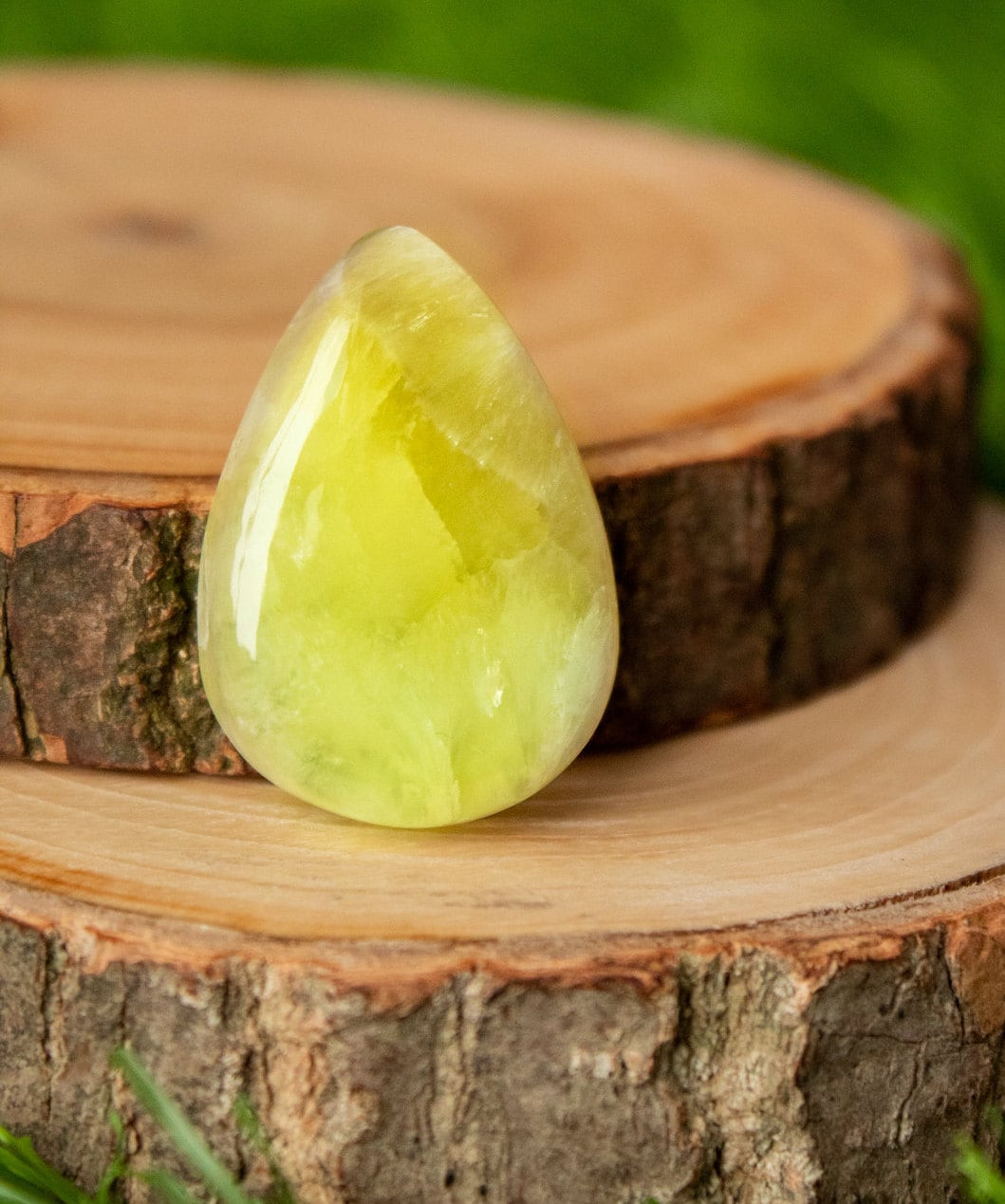 32x22 mm Natural Prehnite Tear Drop Stone Loose Gemstone | Etsy