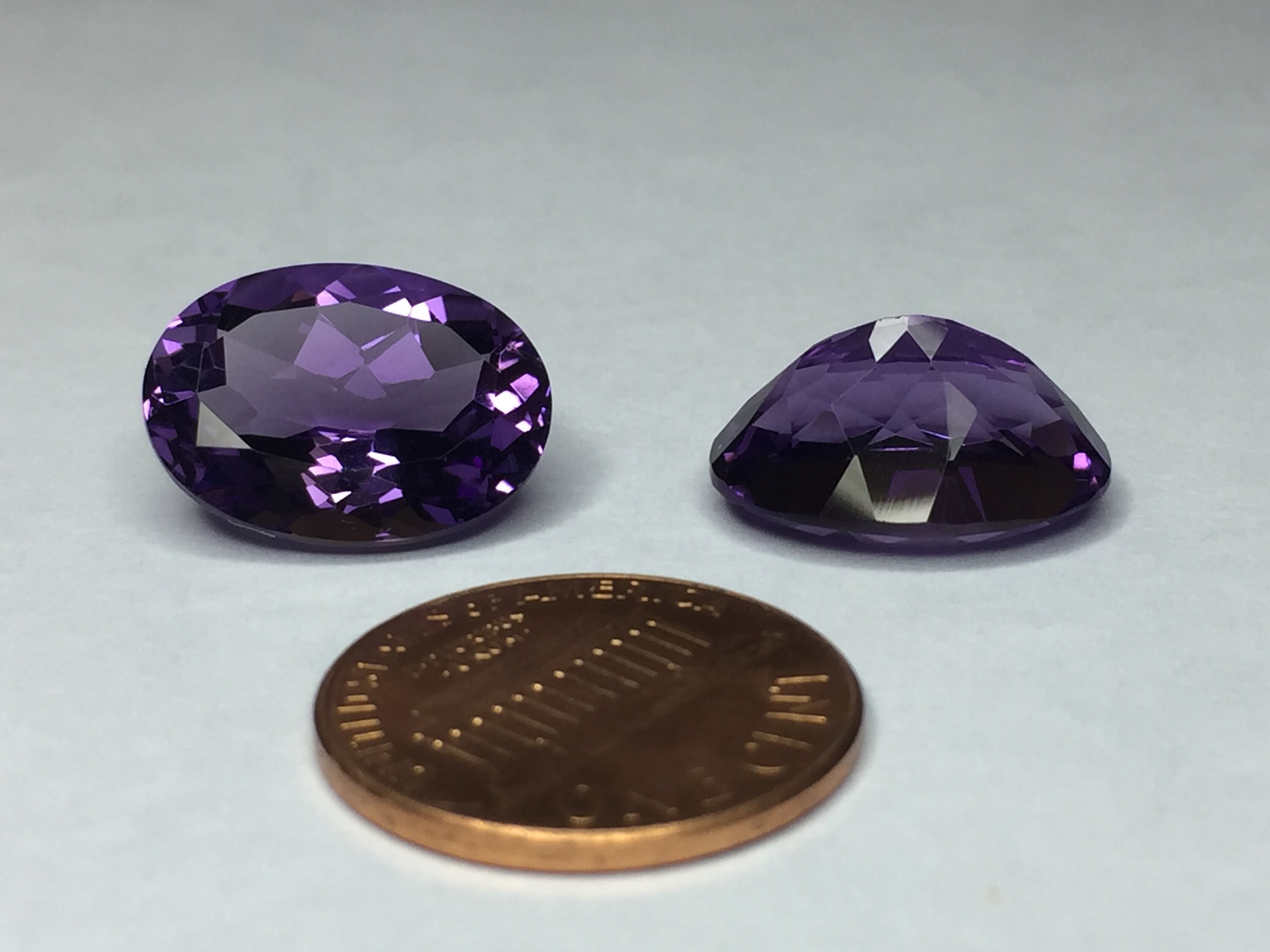 AAAA Amethyst Oval Facettiert, Natürlicher afrikanischer Amethyst lose ...