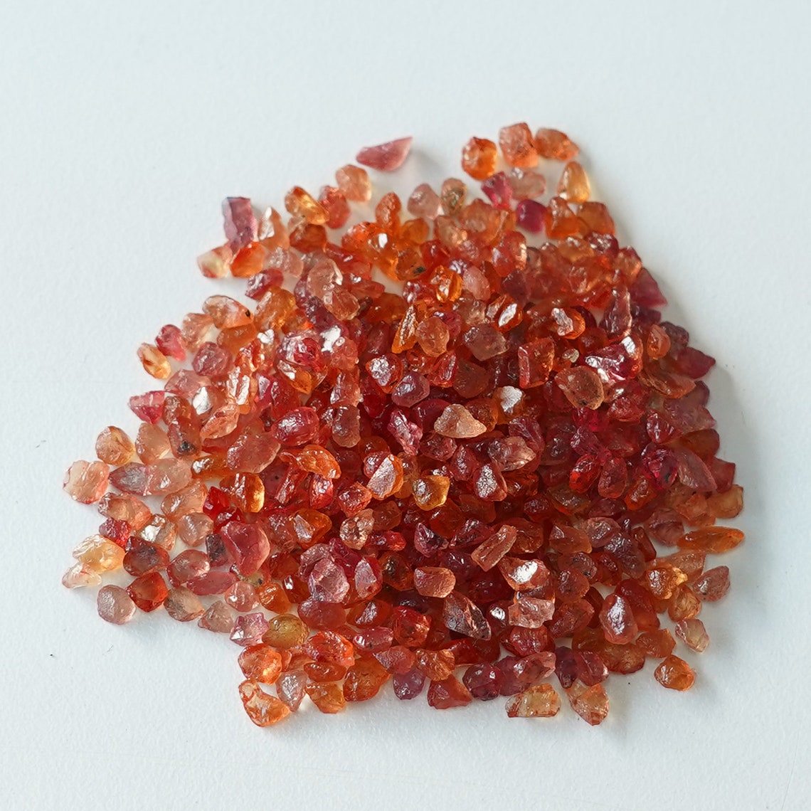 Padparadscha Sapphire Raw Loose Natural Nuggets Rough Red - Etsy
