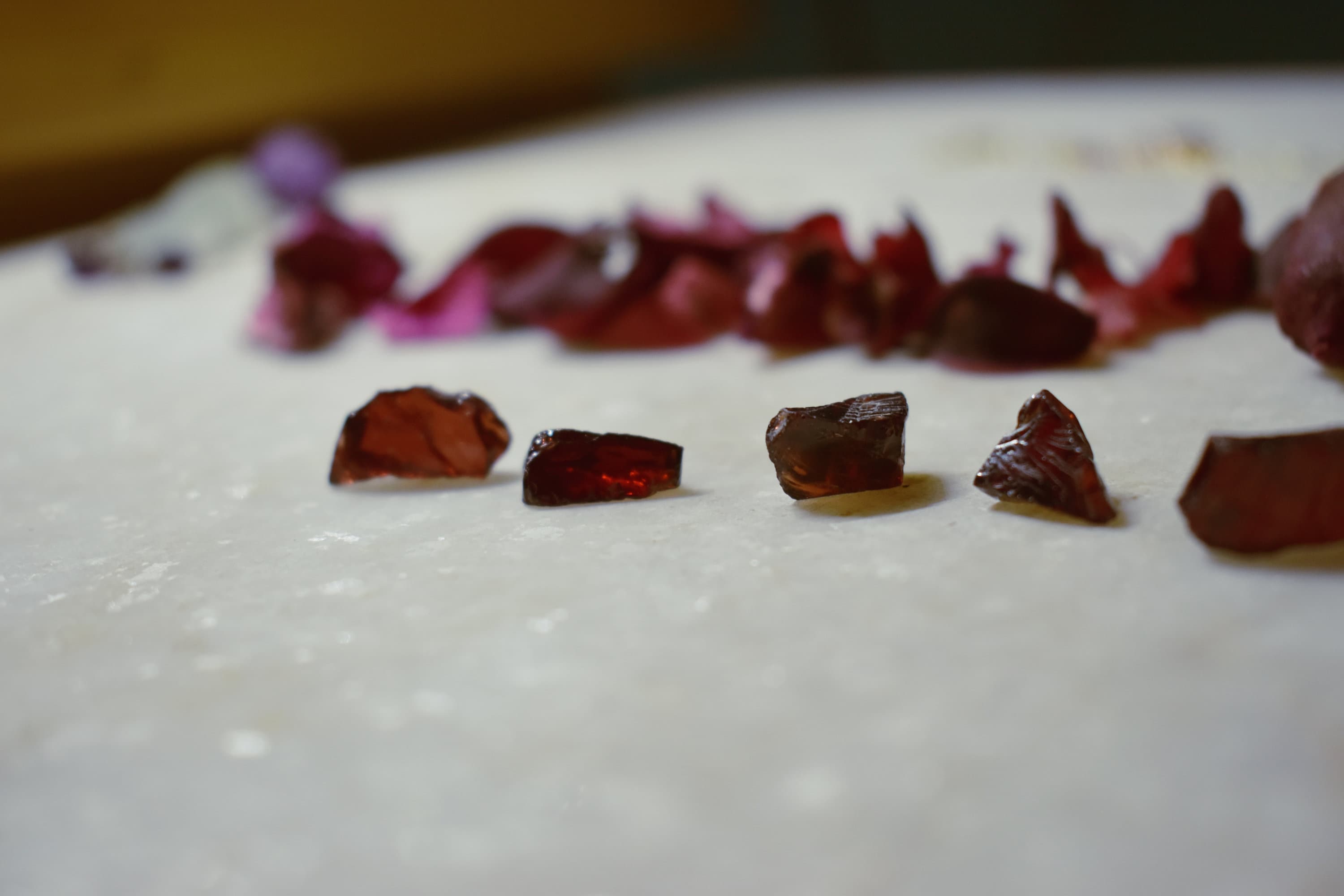 Natural Raw Red Garnet, Zambian Garnet Rough Stone, Raw Crystal Gem ...