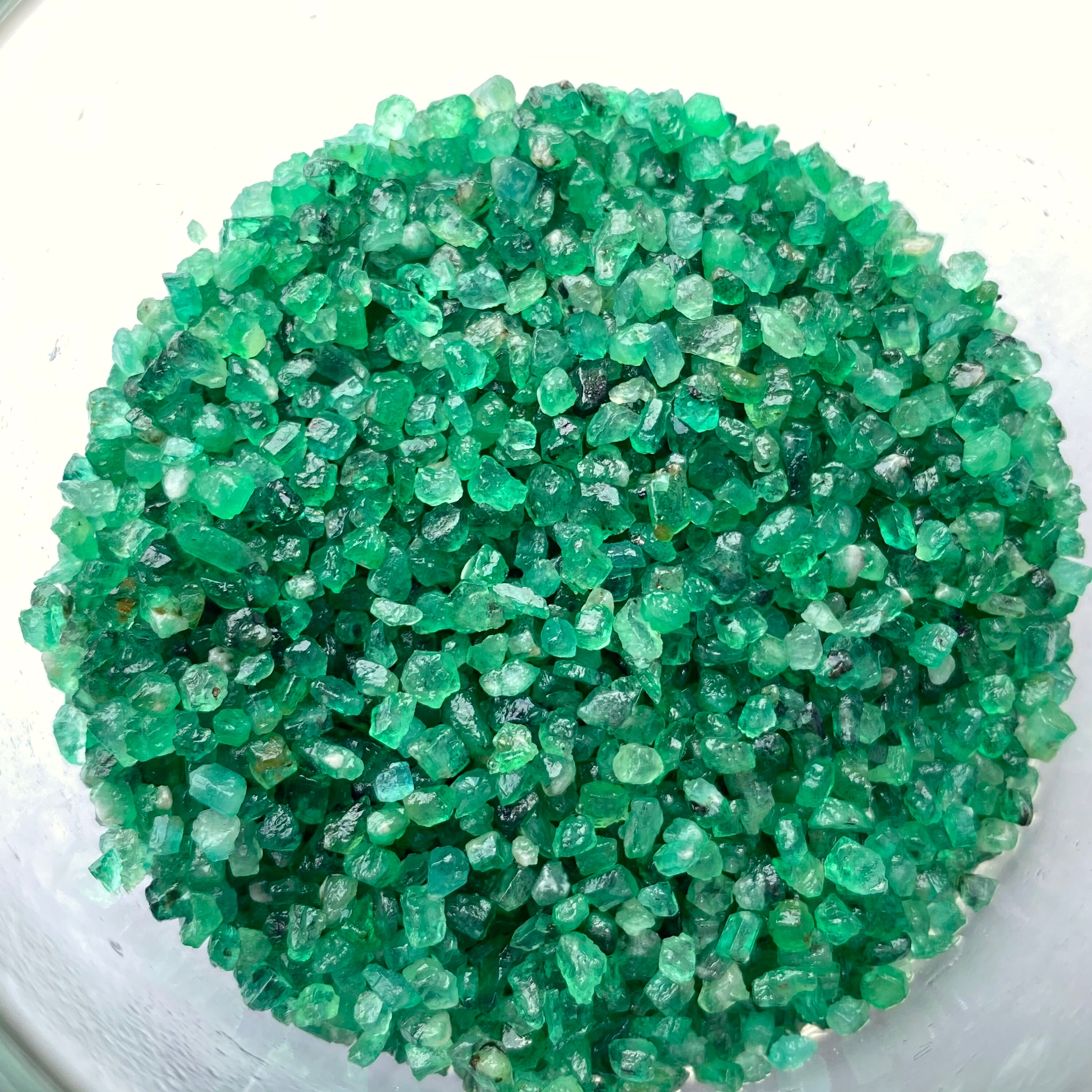 Raw Brazilian Emerald Crystal Nuggets Small Size Emerald Raw | Etsy